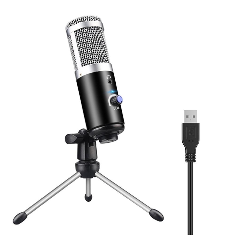USB Studio Recoding Broadcast Microphone with Stand - All In Audio